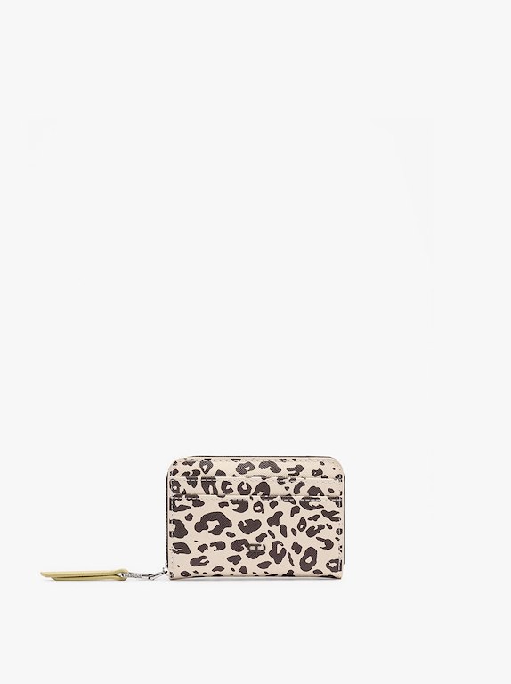 PRINTED ANIMAL WALLET XS