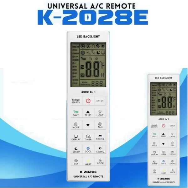 Univerzalni Daljinski za Klime 6000 Kodova Kompatibilan sa Svim Modelima