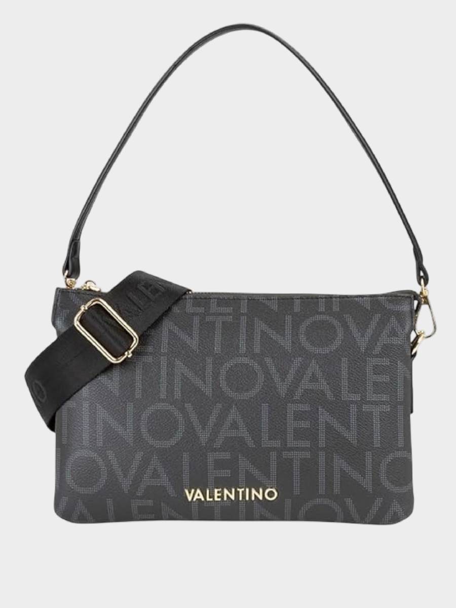 Valentino – Crna ženska monogram torbica