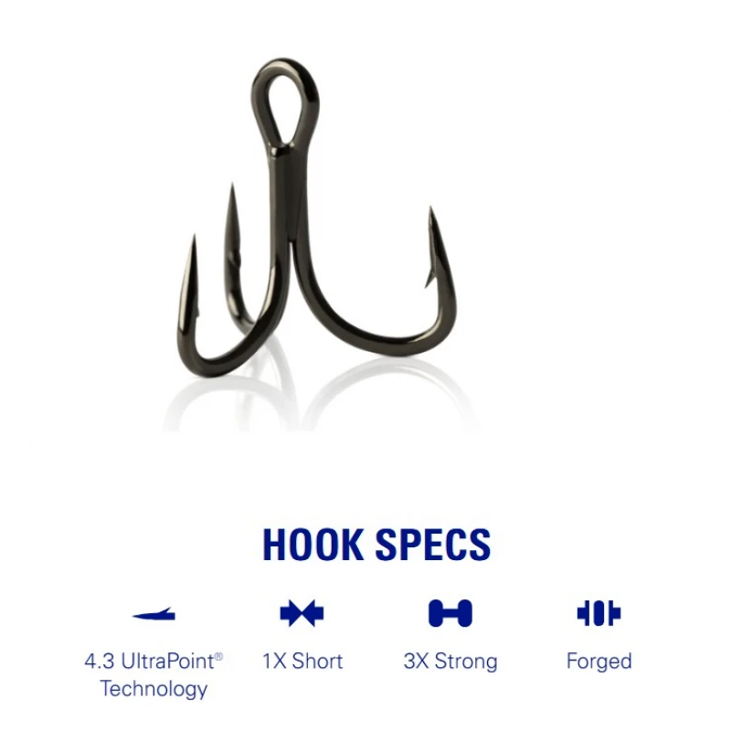 Mustad Trokrake Triple Grip® Hook - 3X Strong TG77NP