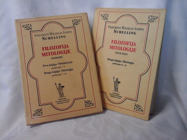 Filozofija mitologije I i II Schelling Šeling