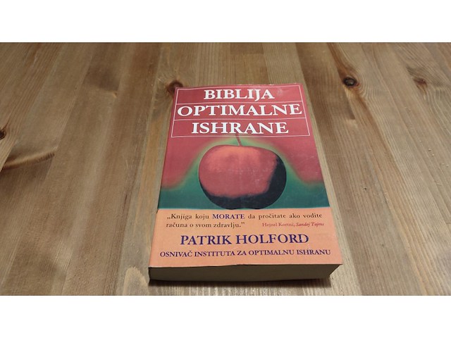 Biblija optimalne ishrane