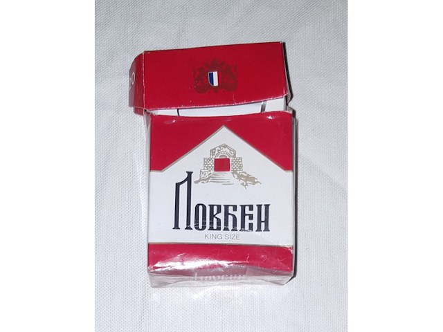 Kutija Od Cigareta `LOVĆEN` Jugoslavija