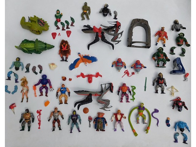 Gospodari svemira vintage Mattel Masters lot igračaka