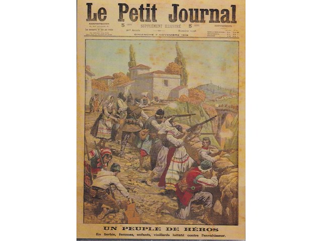 Kraljevina Srbija 1915 Žene u ratu razglednica reprint