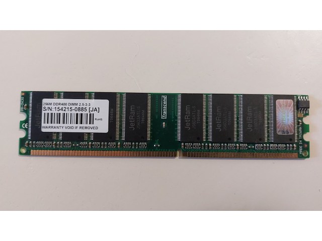 RAM DDR 256MB 400MHz memorija TRANSCEND
