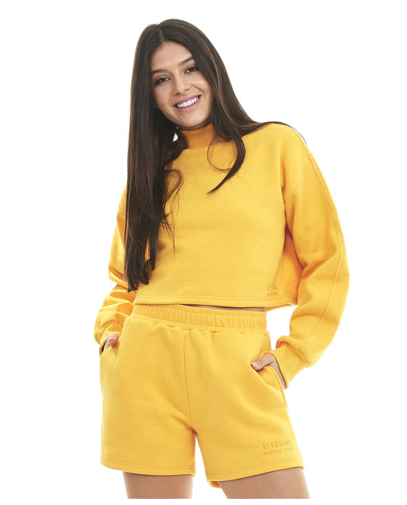Cropped M3Cbs Gola Alta Amarelo Amber