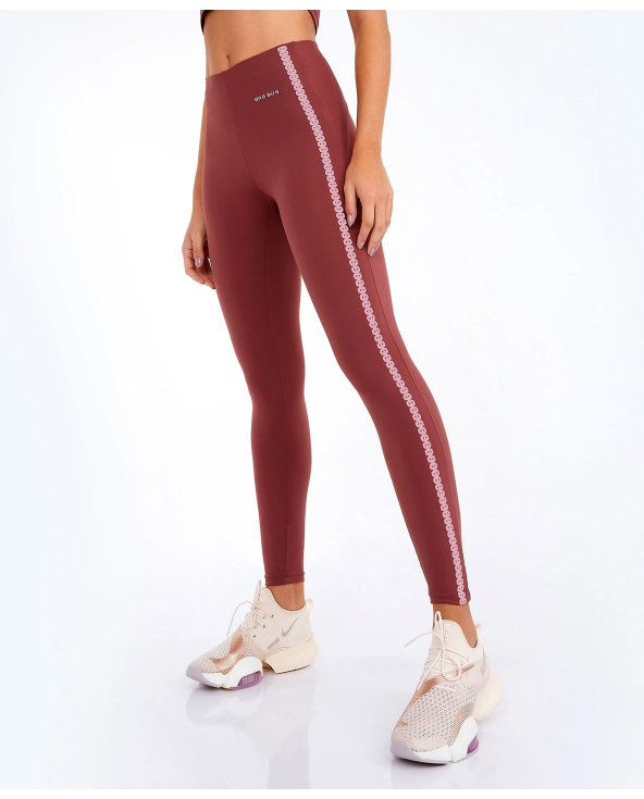 Legging Bodytex Ii Com Laser E Fusao Marrom Mahogany