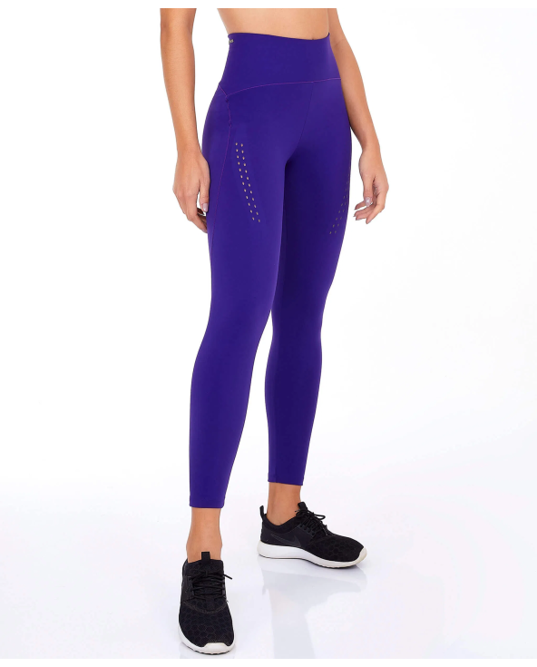 Legging Blackout Ii Laser E Fusao Roxo Eletric