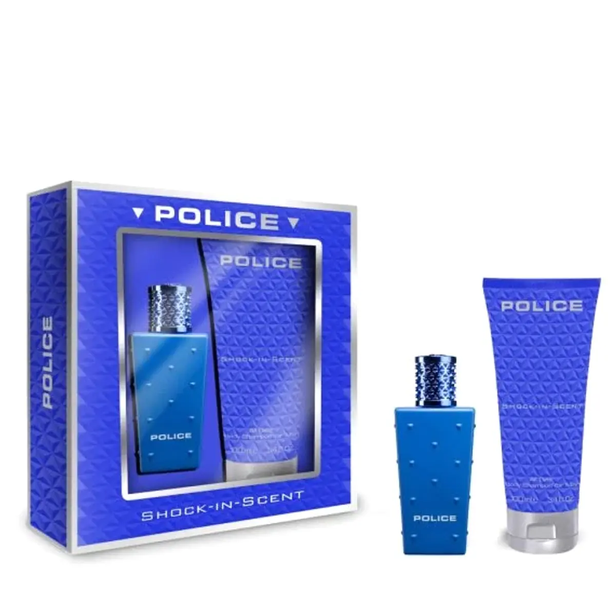Police Set za muškarce Toaletna voda Shock-in-Scent, EDT, 30 ml + Gel za tuširanje, 100 ml