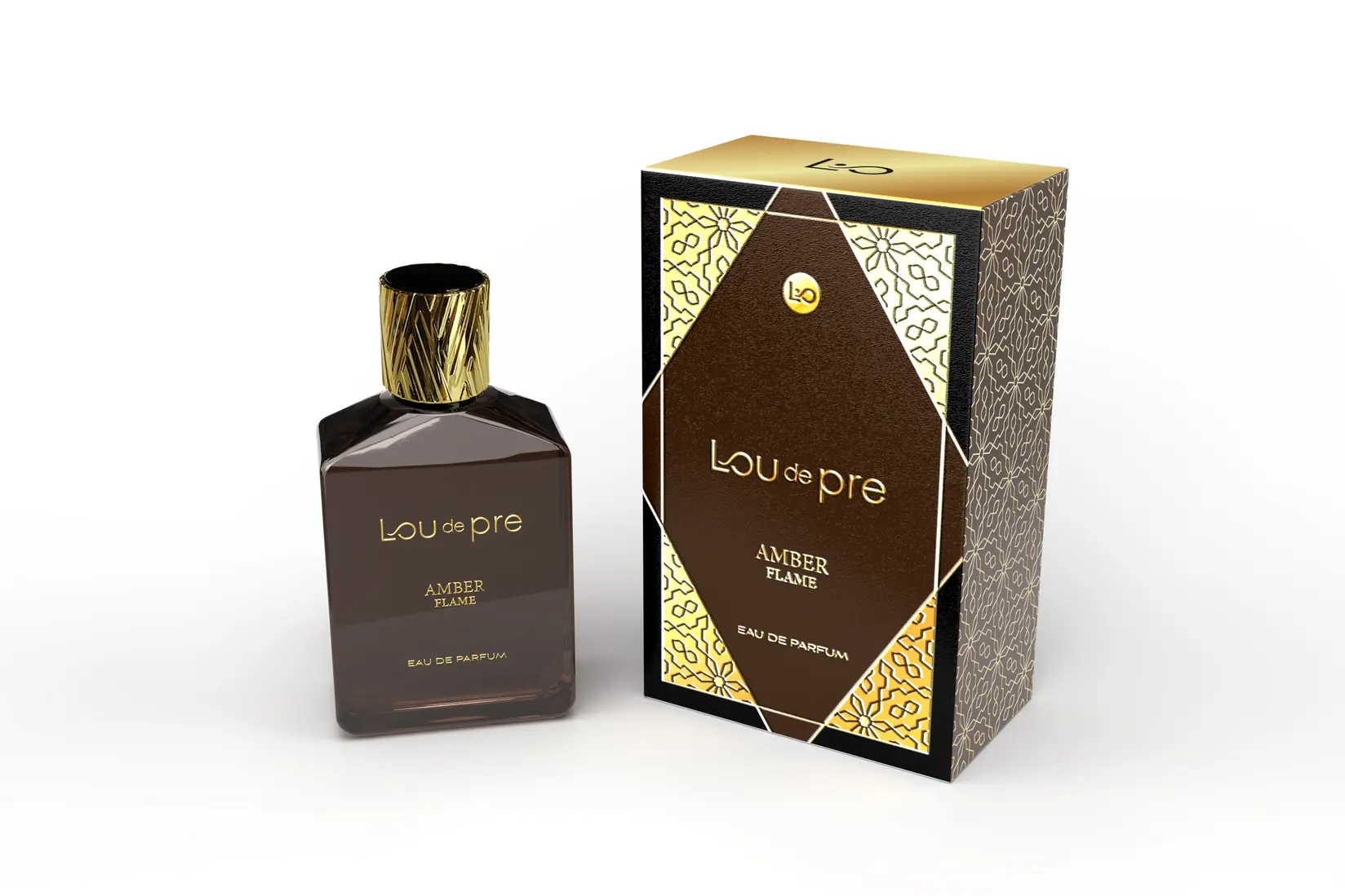 Lou de Pre Muški parfem Amber Flame EDP, 90ml