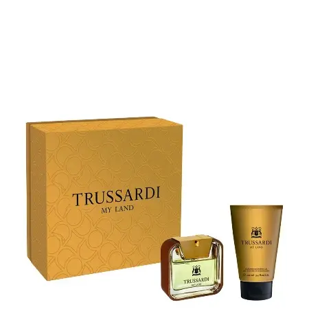 Trussardi Muški set My Land FAB80I410, EDT 50 ml + Gel za tuširanje 100 ml