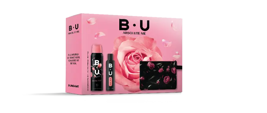 BU Set za žene Absolute me Toaletna voda za žene, EDT, 50 ml + Deo spreј, 150 ml + Neseser