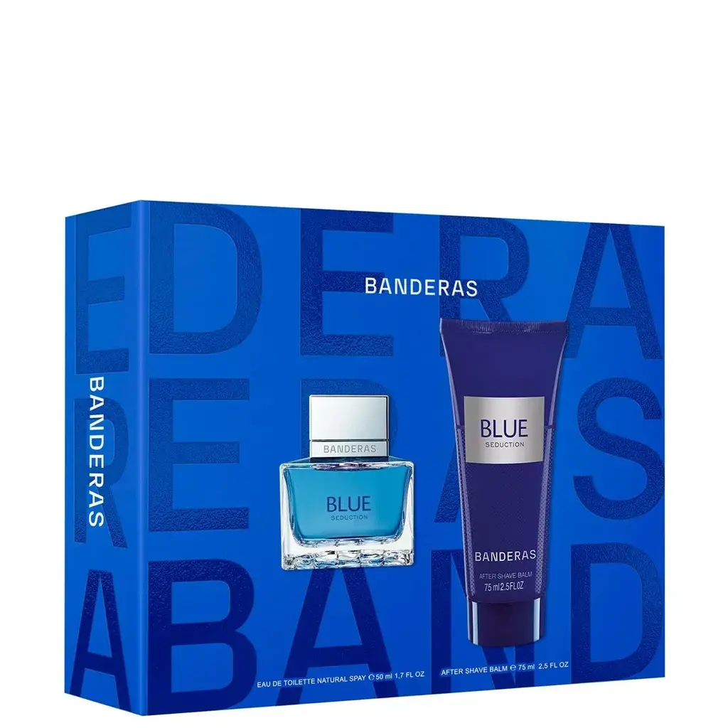 Antonio Banderas Muški parfemski set Blue Seduction, Edt, 50 ml + Balzam posle brijanja, 75 ml