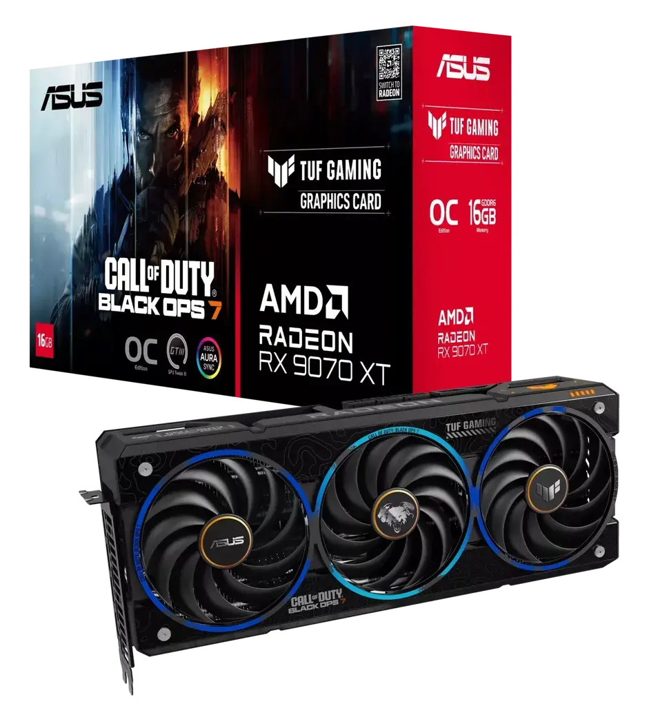 Asus Grafička kartica AMD Radeon RX 9070 XT COD BO7 Special Edition, 16GB, GDDR6
