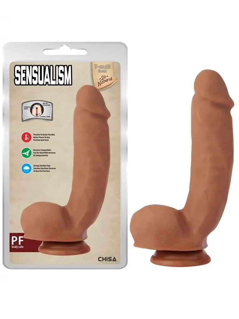 Dildo Sensualism, 21cm, Boja kože