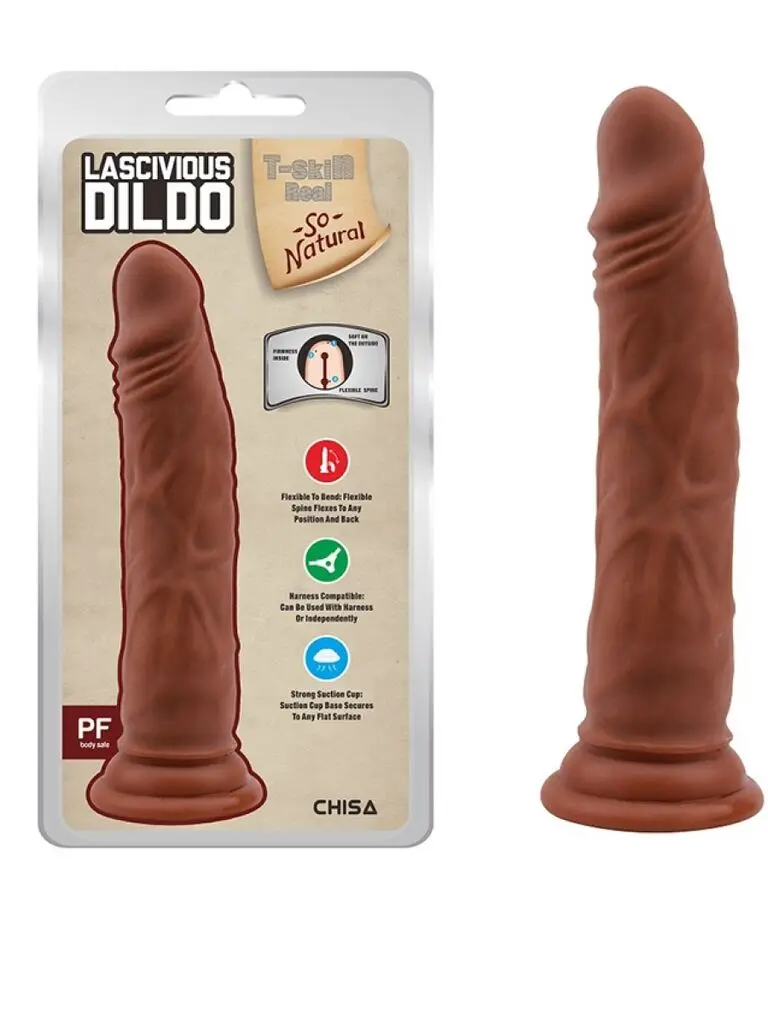 Dildo Lascivious, 21.5cm, Boja kože