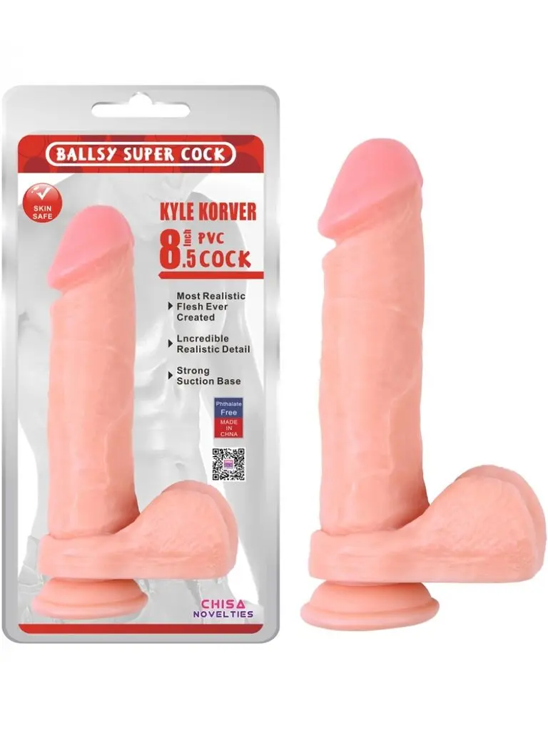 Dildo Kyle Korver, 21cm, Boja kože