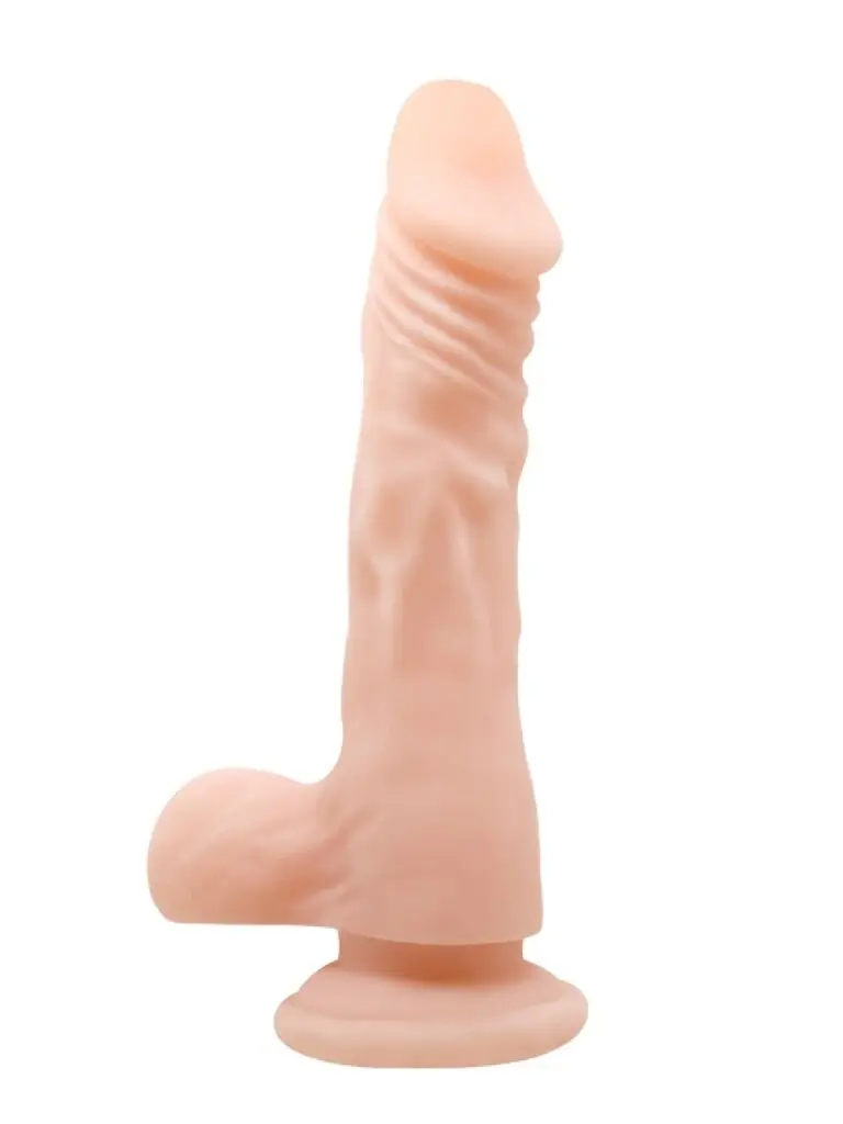 Dildo, Savitljivi, 21cm, Boja kože