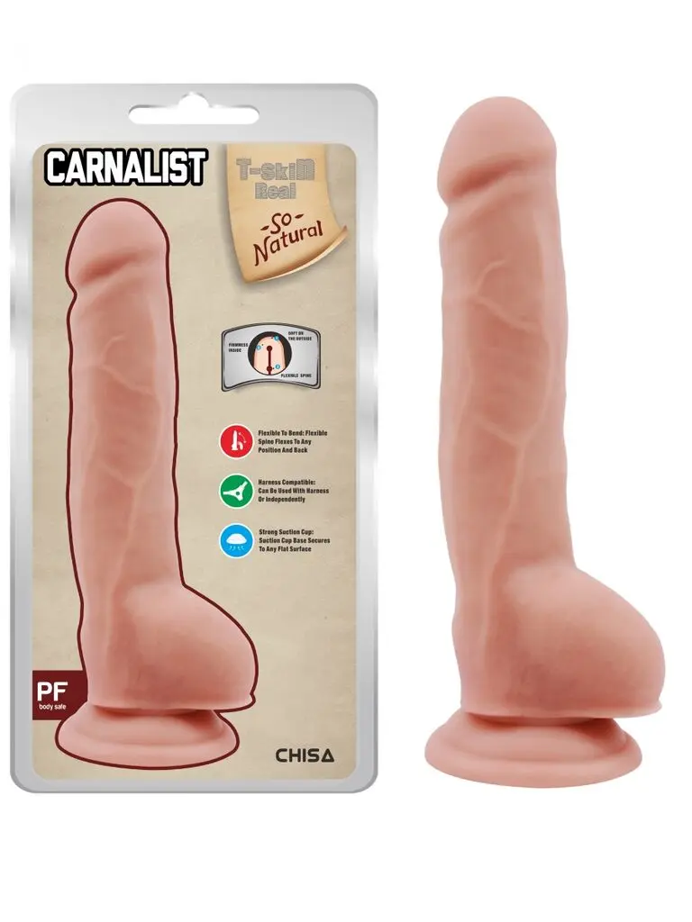 Dildo Carnalist, 23.5cm, Boja kože