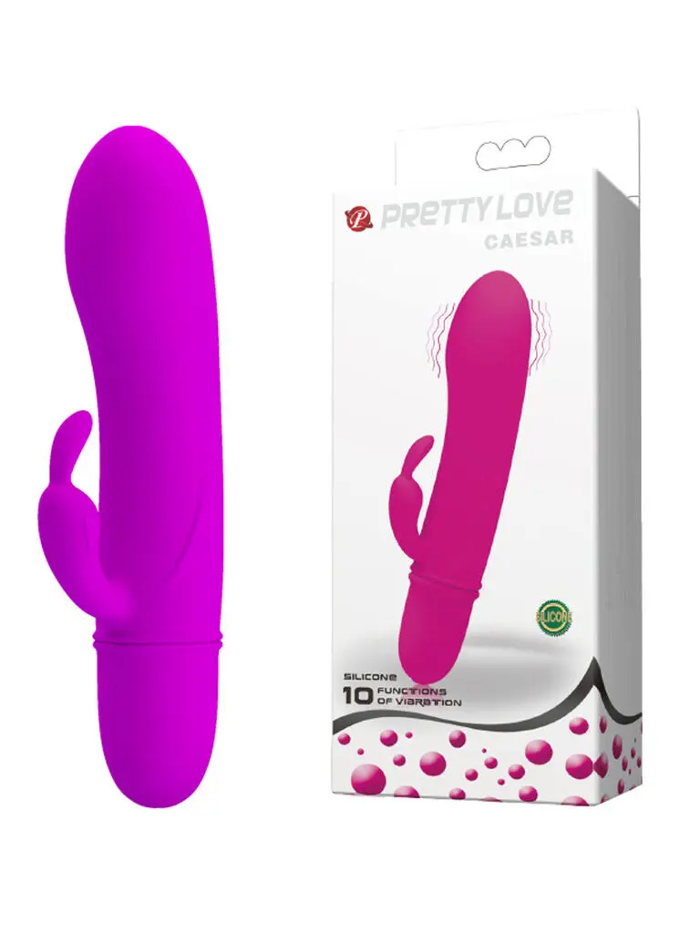 Vibrator Zeka Caesar, 11cm, Ružičasti