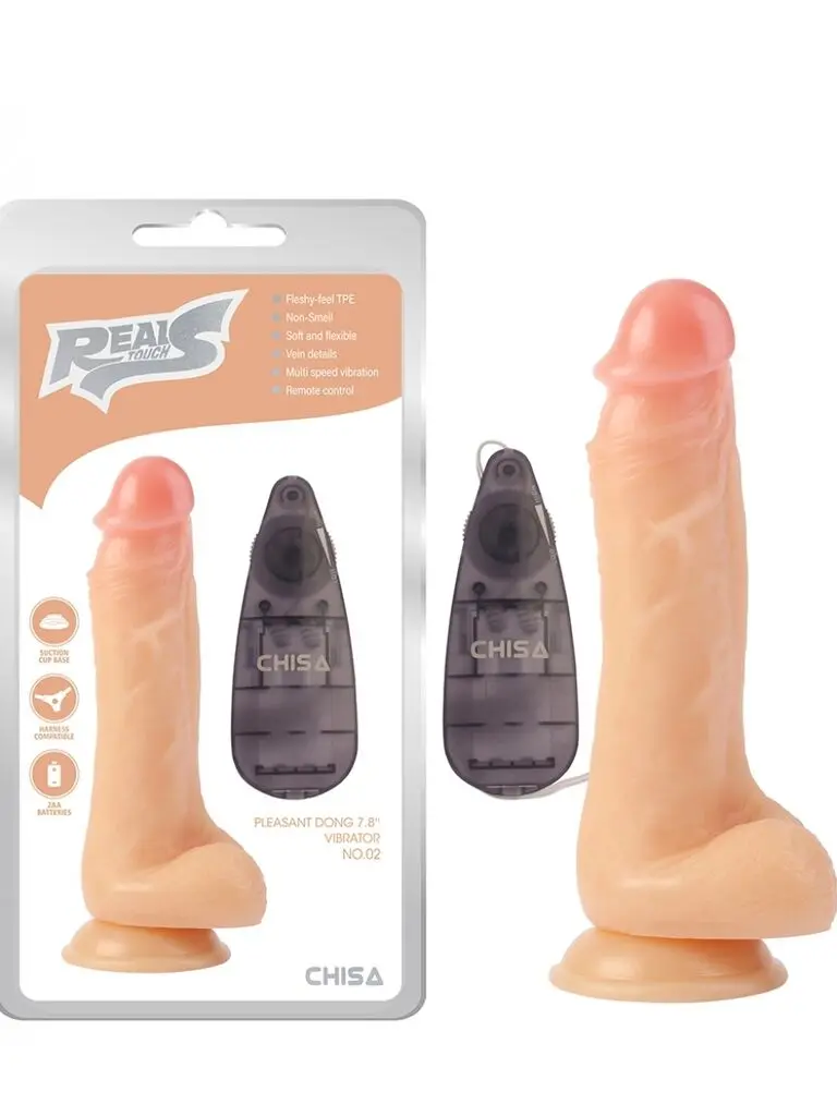 Vibrator Pleasent Dong No. 02, 19.5cm, Boja kože