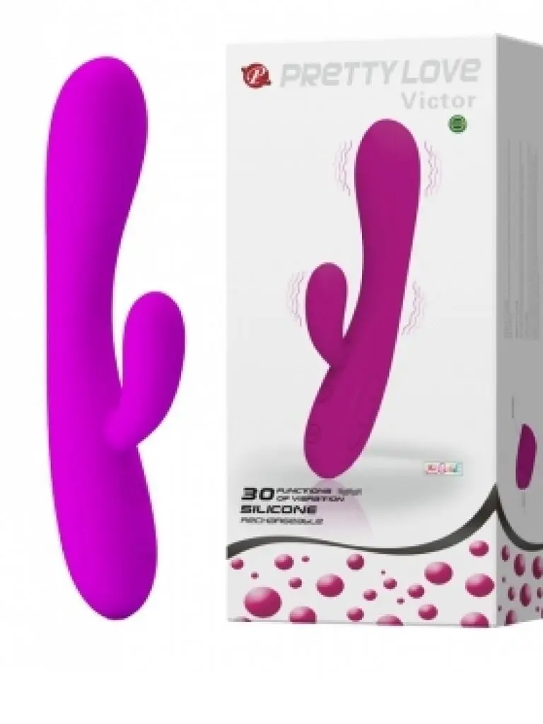 Vibrator Zeka Victor, 17cm, Ružičasti