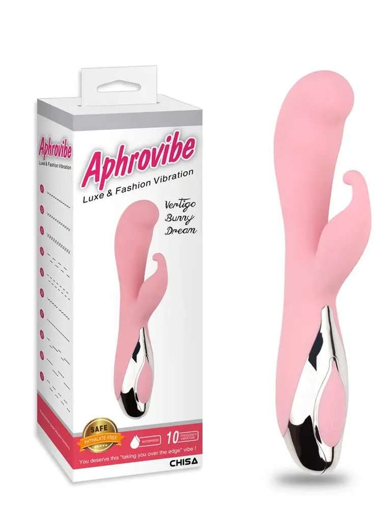 Vibrator Vertigo Bunny Dream, 19cm, Svetloroze