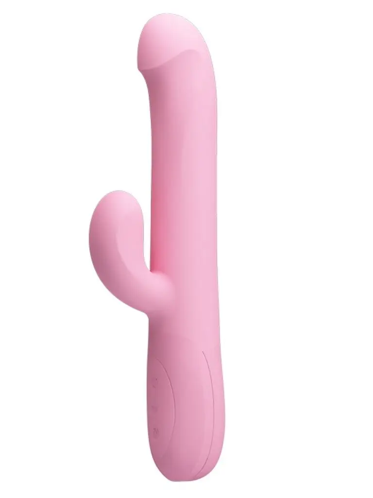 Vibrator Pretty Love Truman Rabbit, 23.8cm, Svetloroze