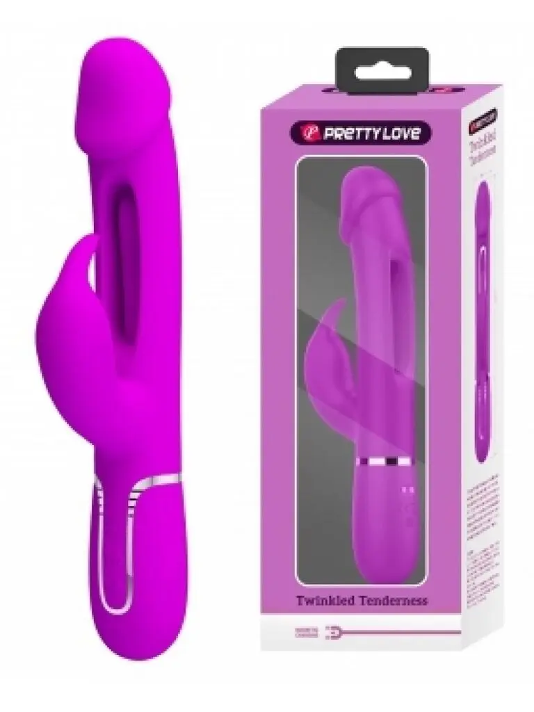 Vibrator Pretty Love Kampas, 23.2cm, Ružičasti