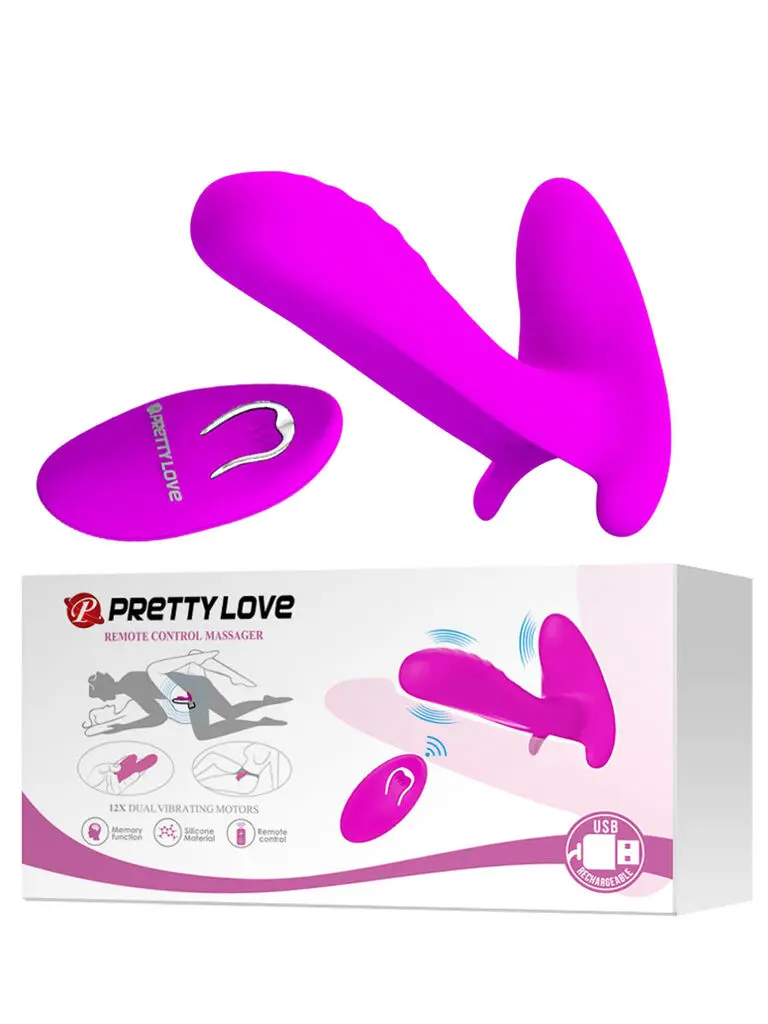Vibrator za parove Pretty love, 10cm, Ružičasti