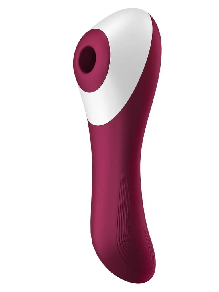 Vibrator Satisfyer Dual Crush, 17cm, Belo-ružičasti