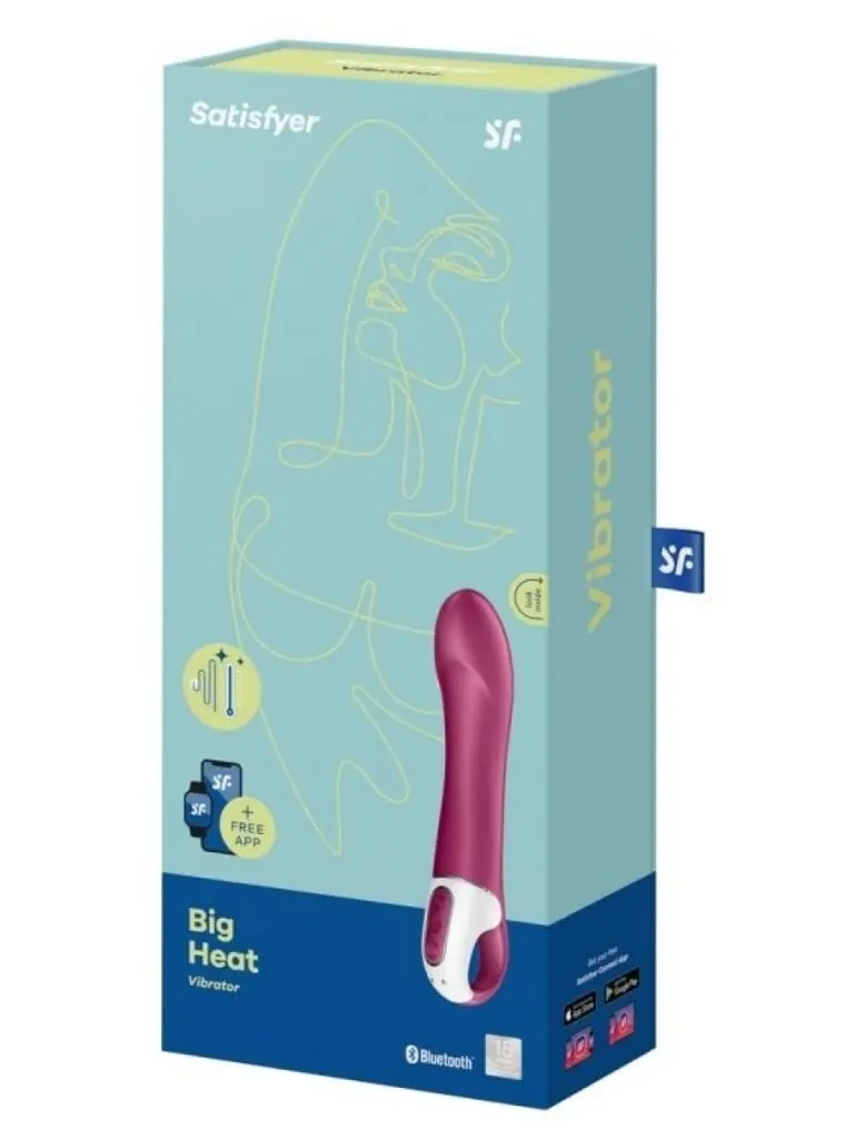 Vibrator Big Heat, 22cm, Ciklama