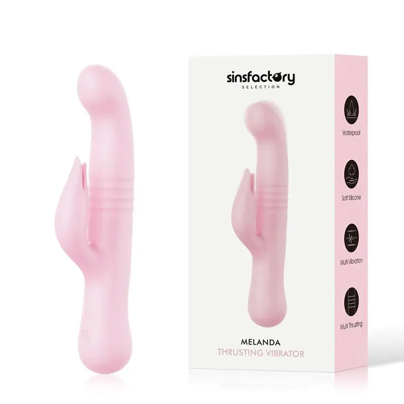 Vibrator sa pomeranjem Melanda, 23.9cm, Roze