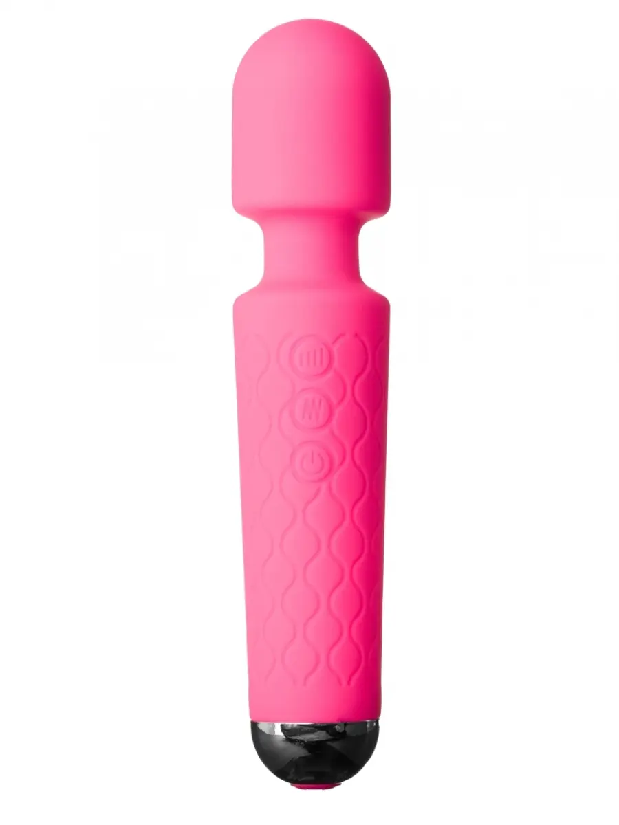 Wand Masažer za klitoris, 28 funkcija vibracije, 20.2 cm, Roze