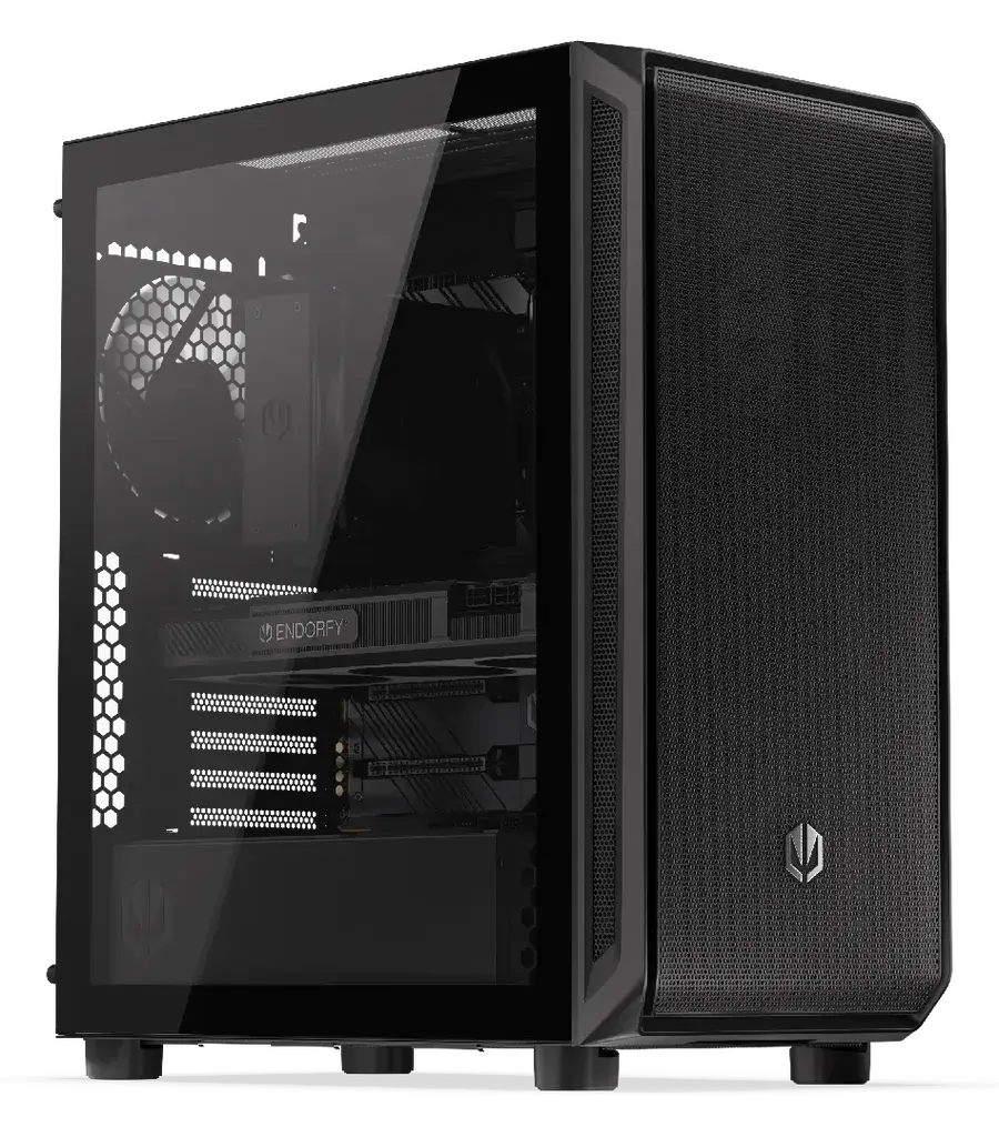 ENDORFY Gaming kućište Arx 500 Core, (EY2A016), Midi Tower, Bez napajanja, Crno