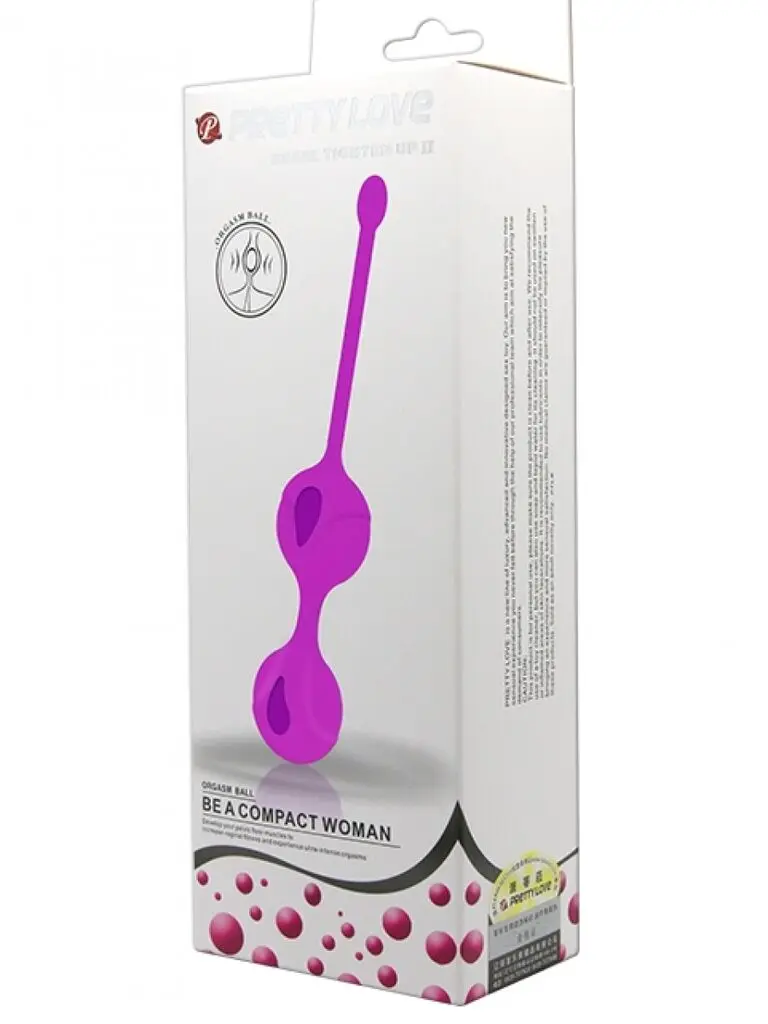 Vaginalne kuglice Pretty Love Kegel Tighten Up II, 16.3cm, Ljubičaste