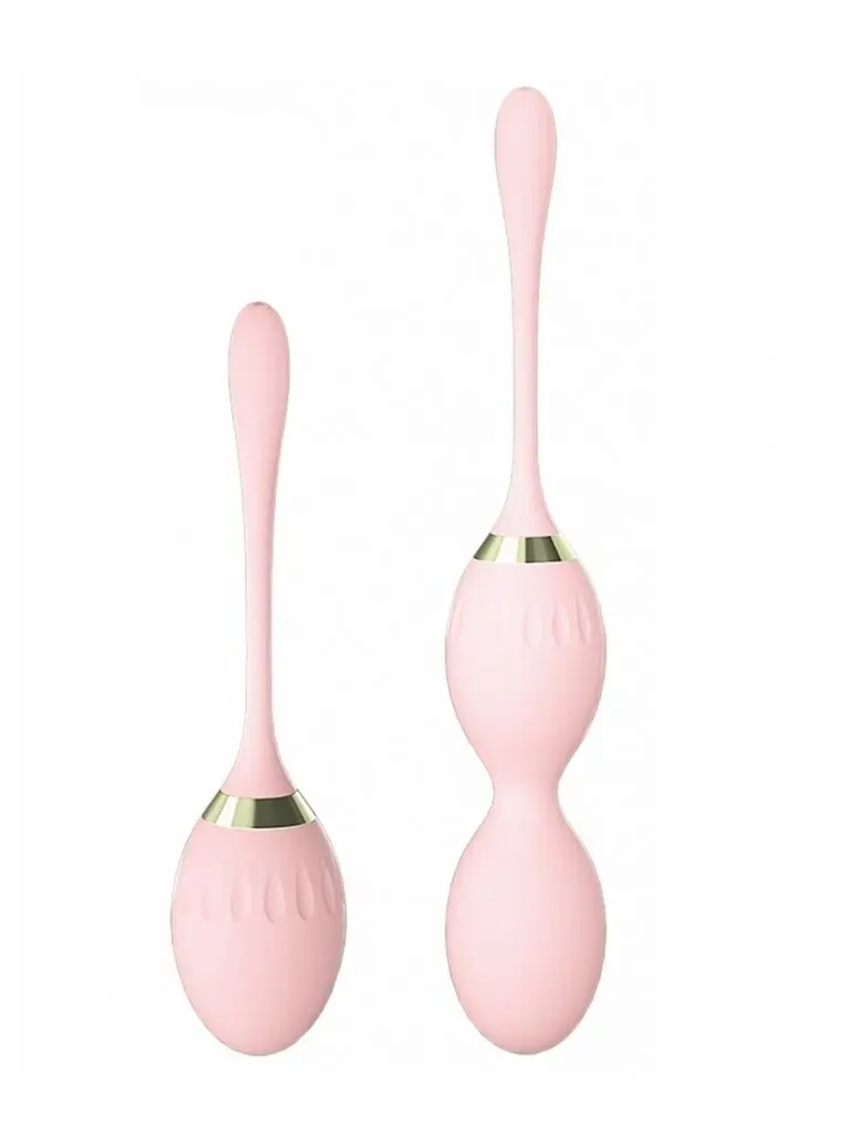 Vibro jaje Kegel Balls, 19.8cm, Roze