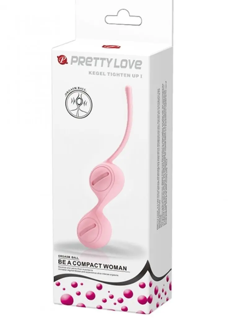 Vaginalne kuglice Pretty Love Kegel Tighten Up I, 16.3cm, Roze