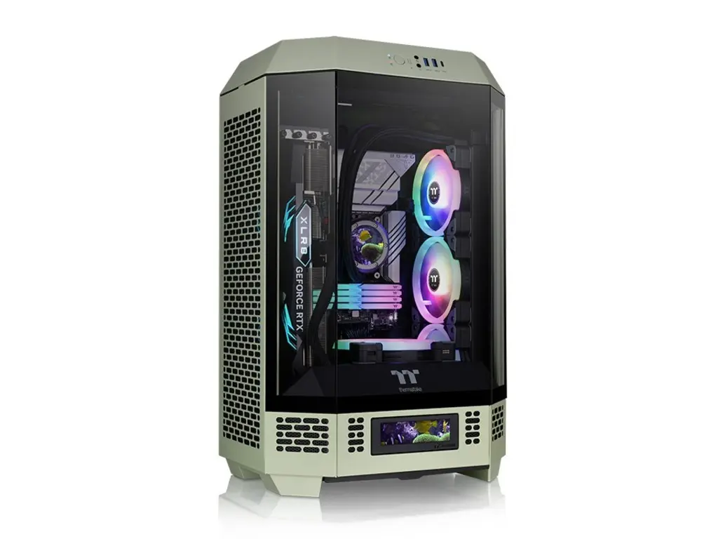 Thermaltake kućište za računar Thermaltake The Tower 300, micro ATX, zeleno