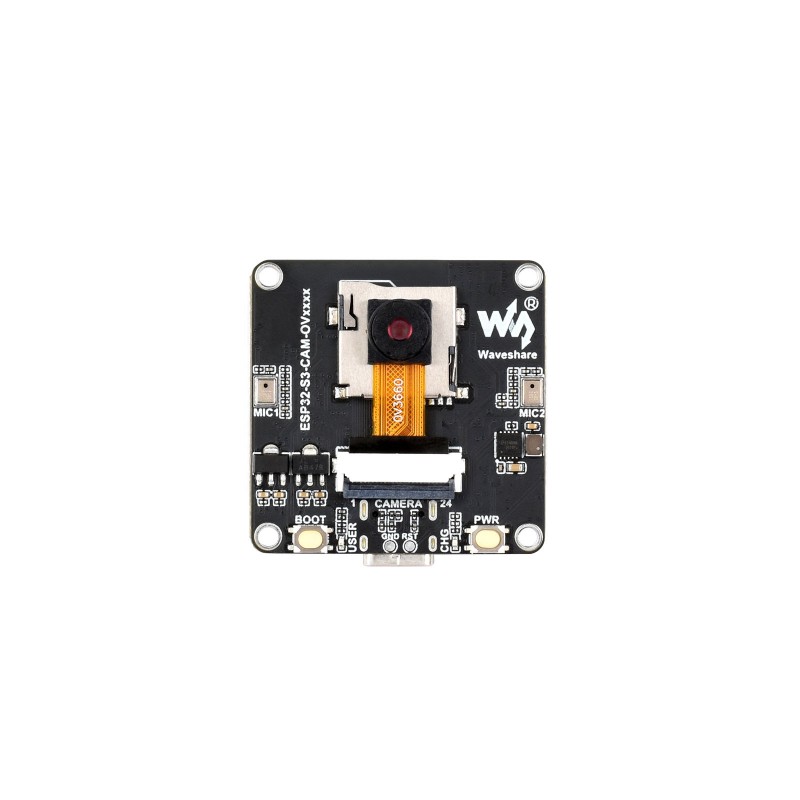 ESP32-S3 AI Kamera OV3660, Audio Input/Output, LCD Interface