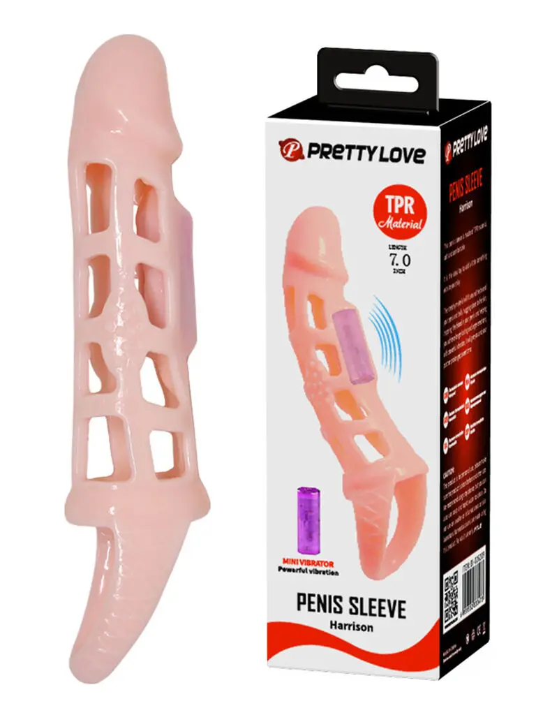 Navlaka za penis Harrison flash, 18cm, Boja kože