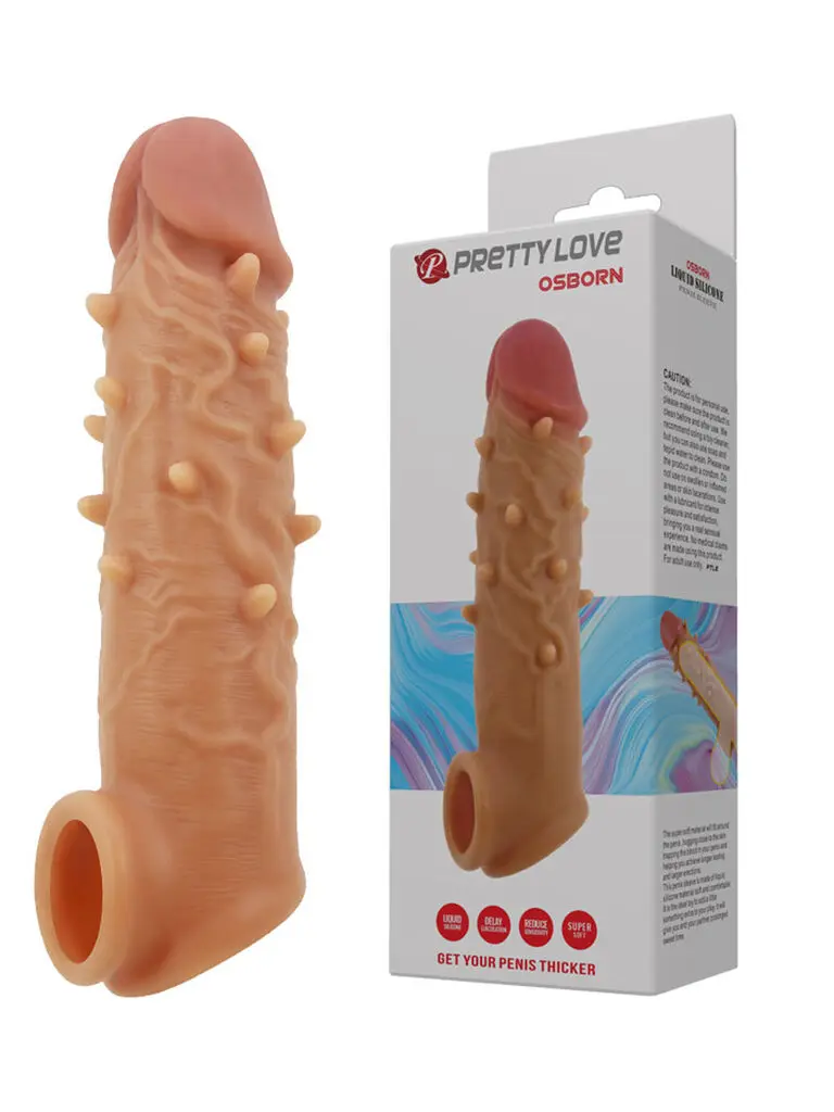 Navlaka za penis Pretty love Osborn, 16cm, Boja kože