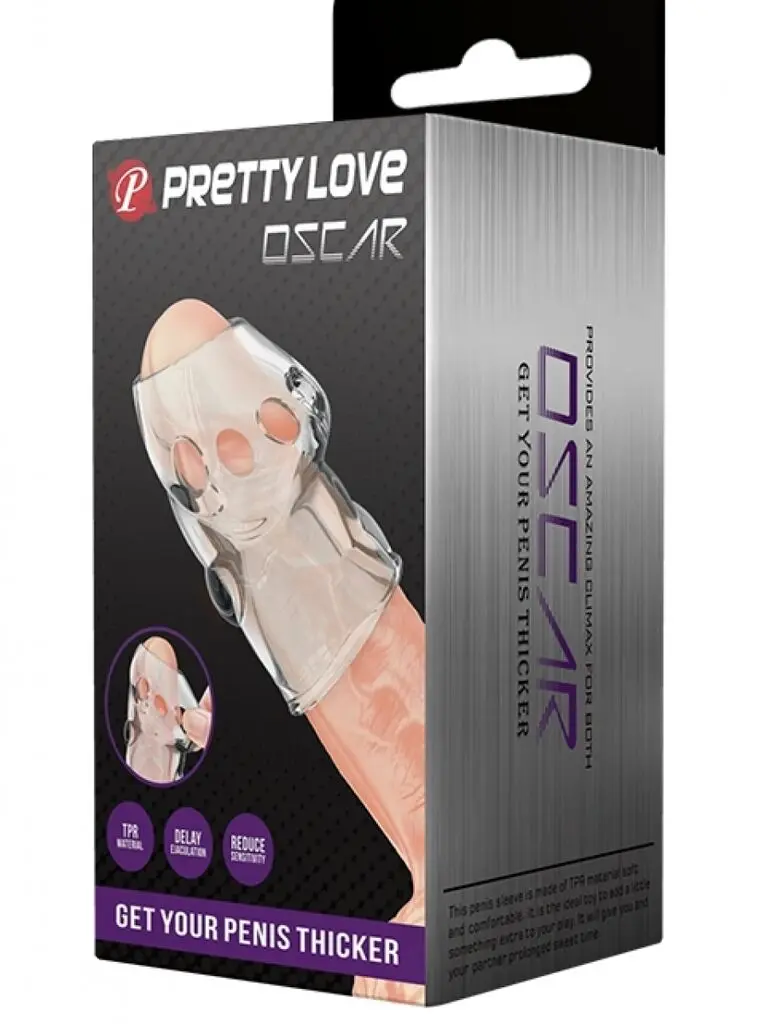 Navlaka za penis Pretty Love Oscar, Providna