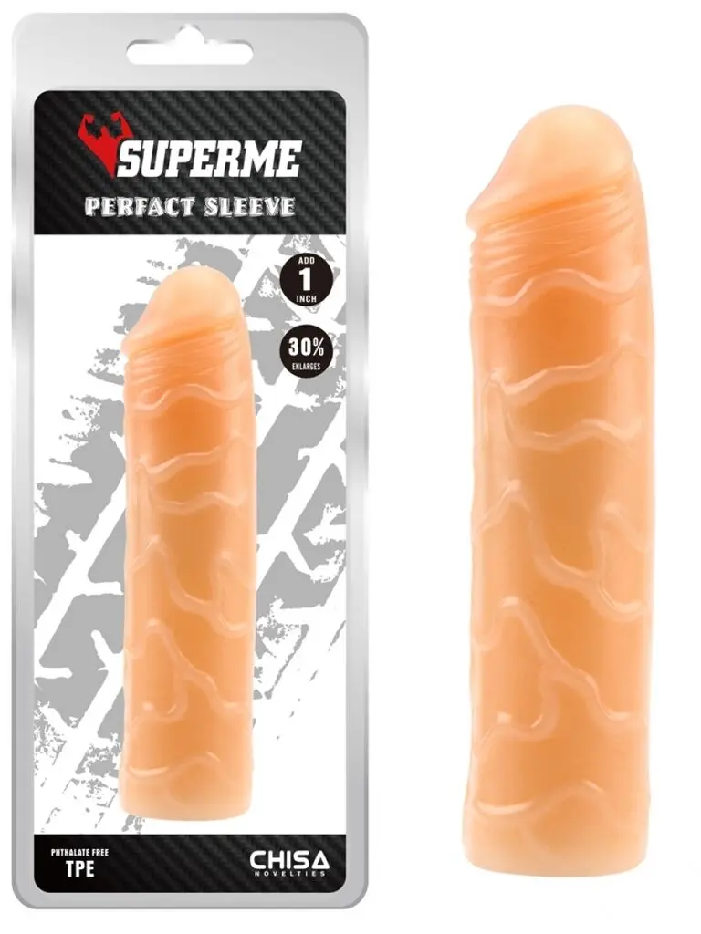Navlaka za penis Perfact Sleeve, 18cm, Boja kože