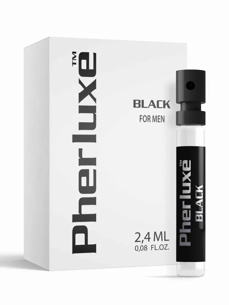 Parfem sa feromonima za muškarce Pherluxe, 2.4ml, Crni