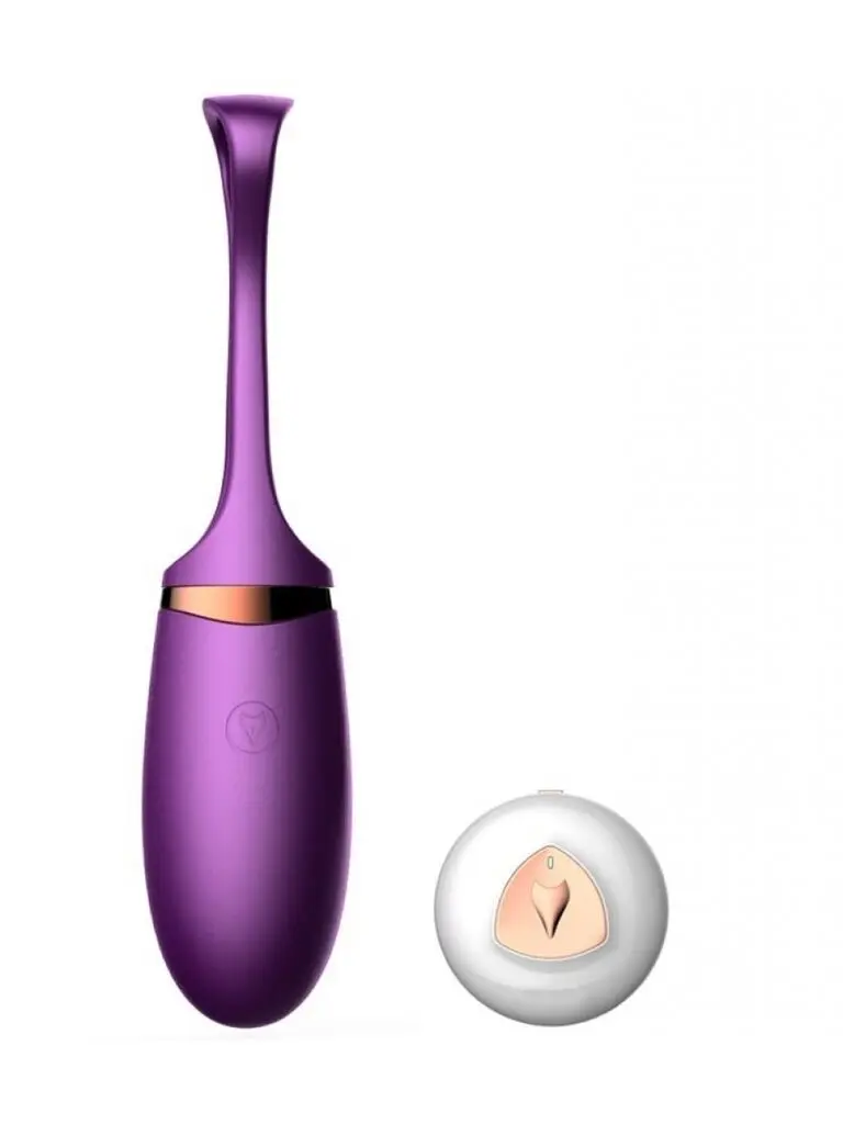 Vibro jaje, USB, 10 funkcija, Silikonsko, Ljubičasto