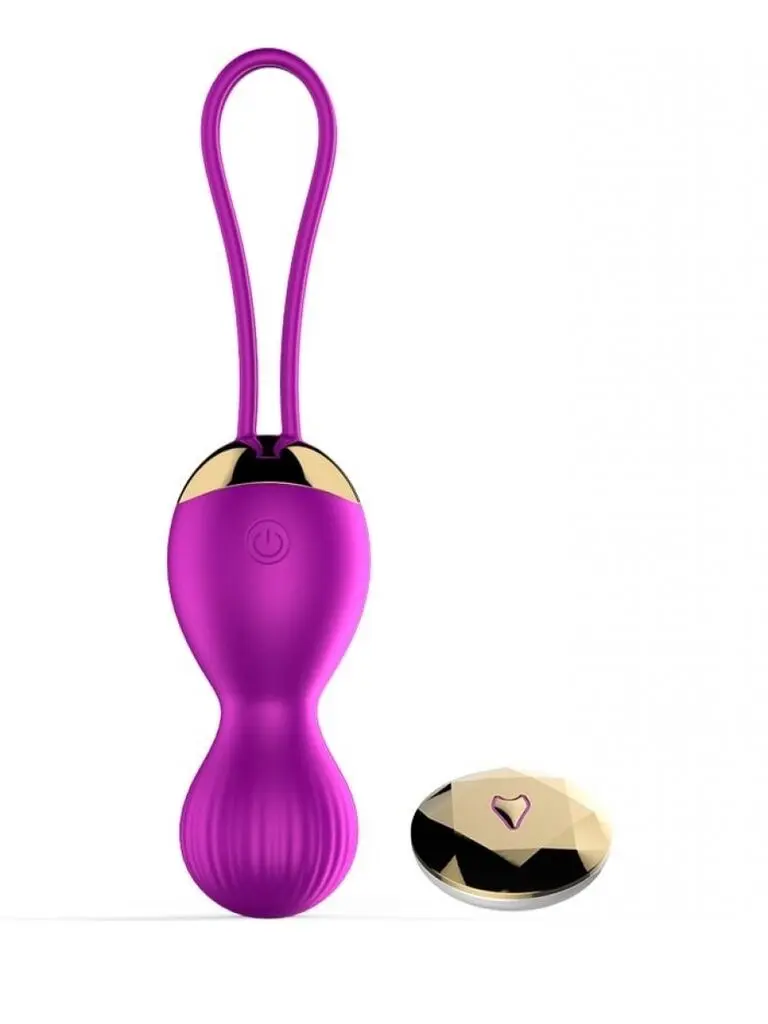 Vibro jaje, Silikonsko, USB, 7 funkcija, Ljubičasto