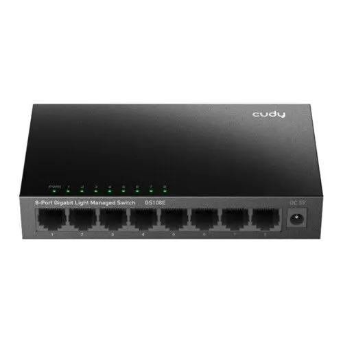 Cudy 8-portni gigabitni Light Managed switch GS108E
