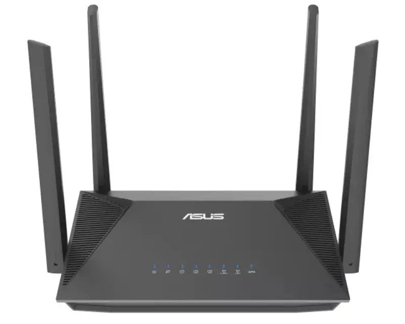 ASUS Wi-Fi 6 ruter RT-AX52 AX1800 Gigabit Dual-Band Tamnosivi